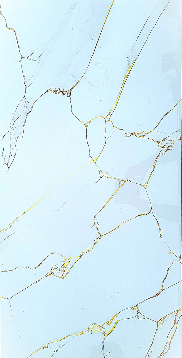 Aurum 3d Gold Polished Wall And Floor Porcelain Tiles 60cmx120cm ...